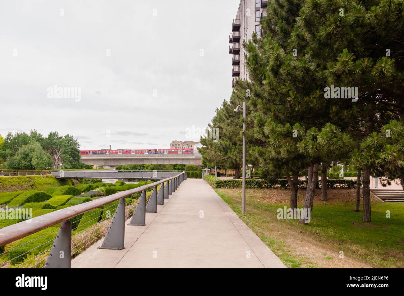 Thames Barrier Park, Silvertown, Newham, London, England, June 19, 2022 ...