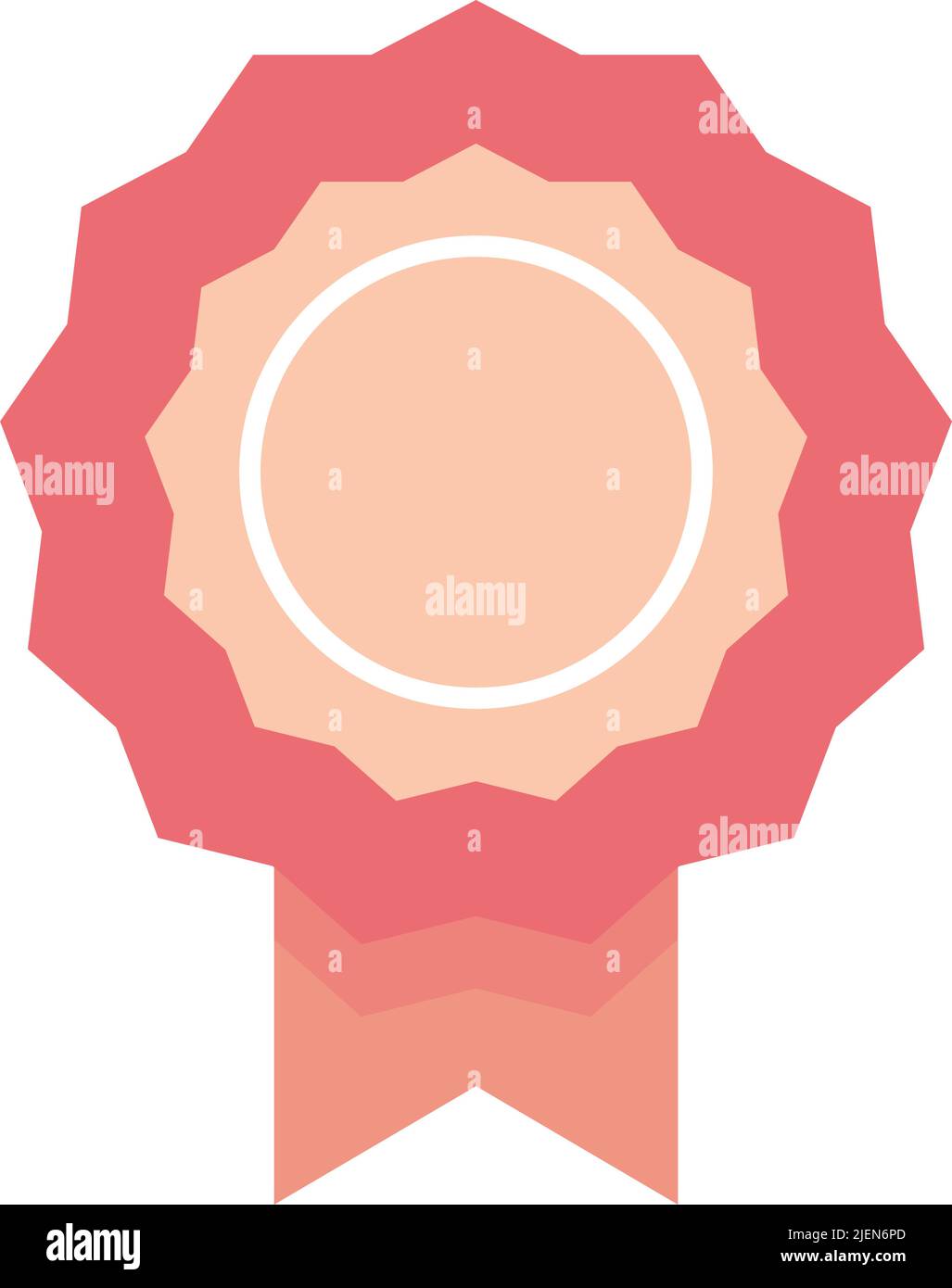 rosette ribbon award Stock Vector Image & Art - Alamy