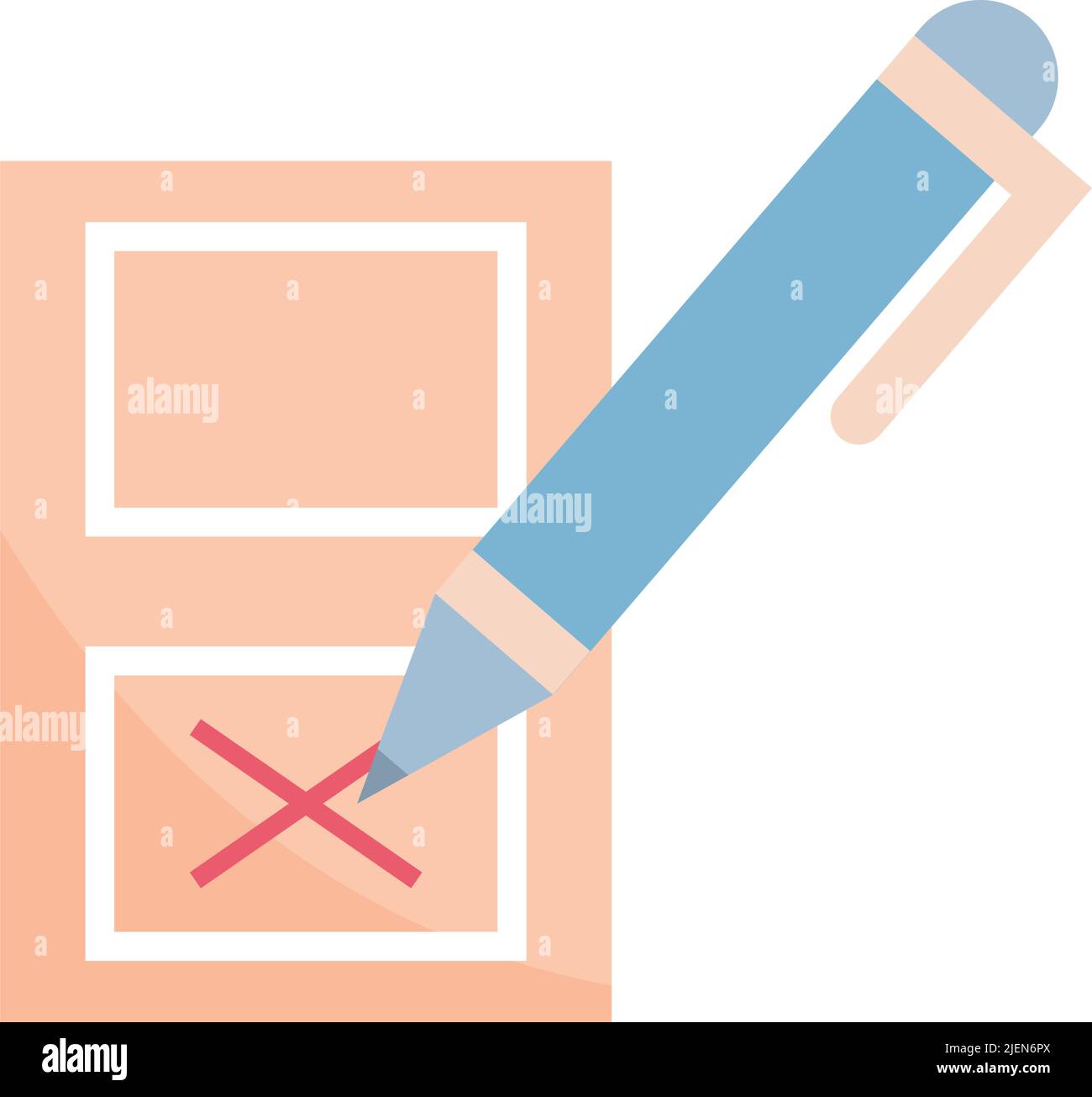 Elections voting form Stock Vector Images - Alamy