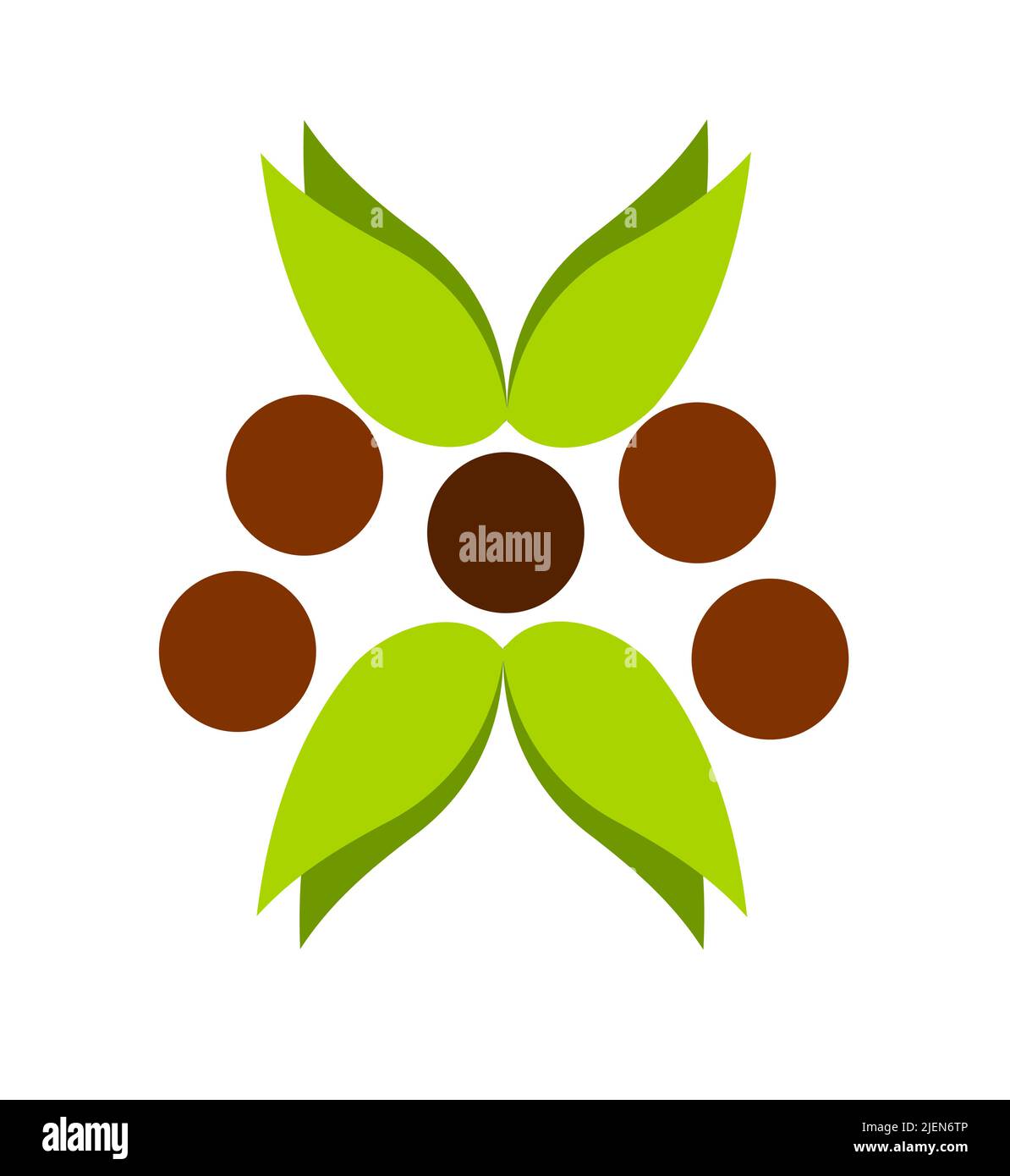 Green emblem, graphic design of nature Stock Vector Image & Art - Alamy