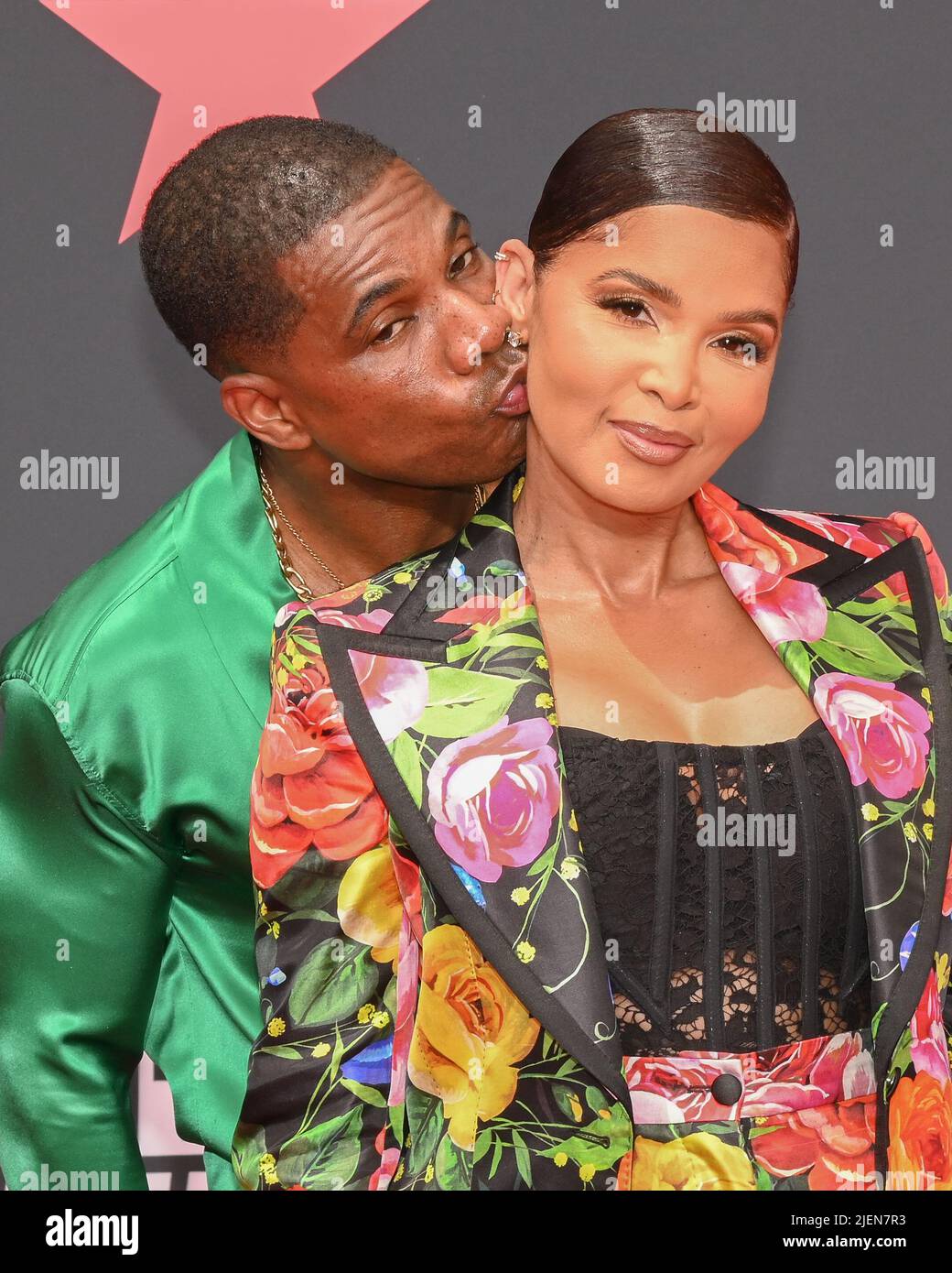 25 June 2022 - Los Angeles, California - (L-R) Kirk Franklin and Tammy ...