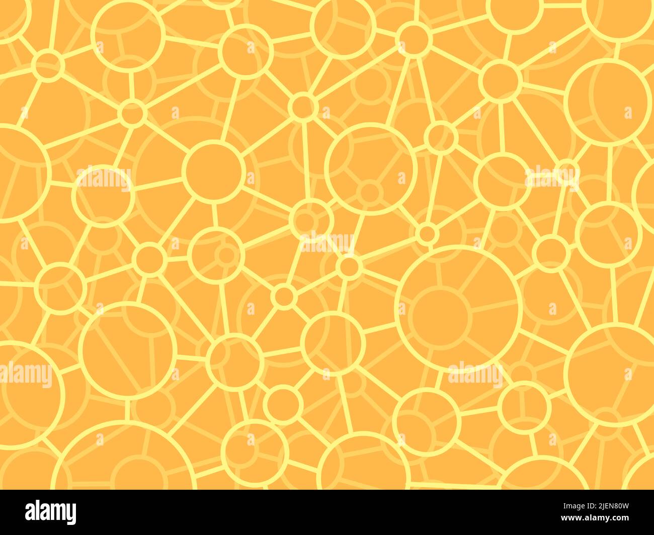 molecules scientific geometric background, physics and chemistry. round ...