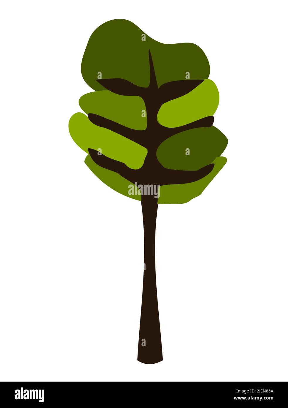 Abstract tree illustration Stock Vector Image & Art - Alamy