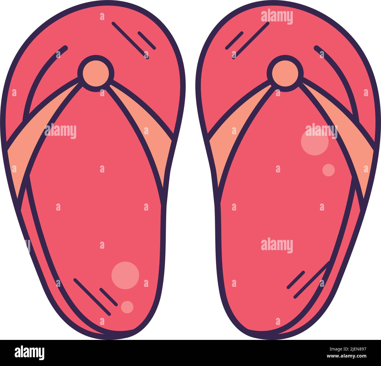 flip flops icon Stock Vector Image & Art - Alamy