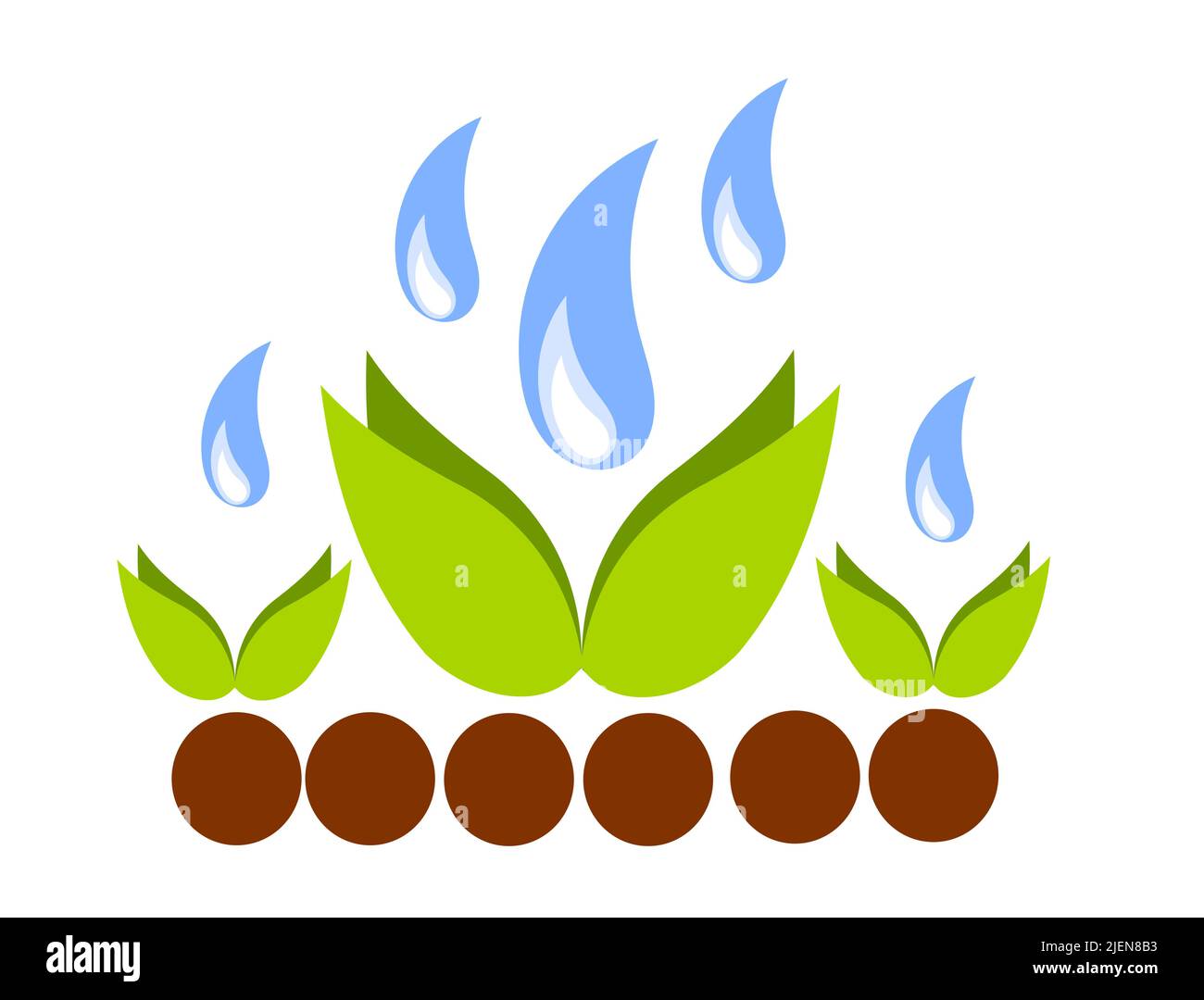 Crop cultivation in the field - vector concept Stock Vector Image & Art ...