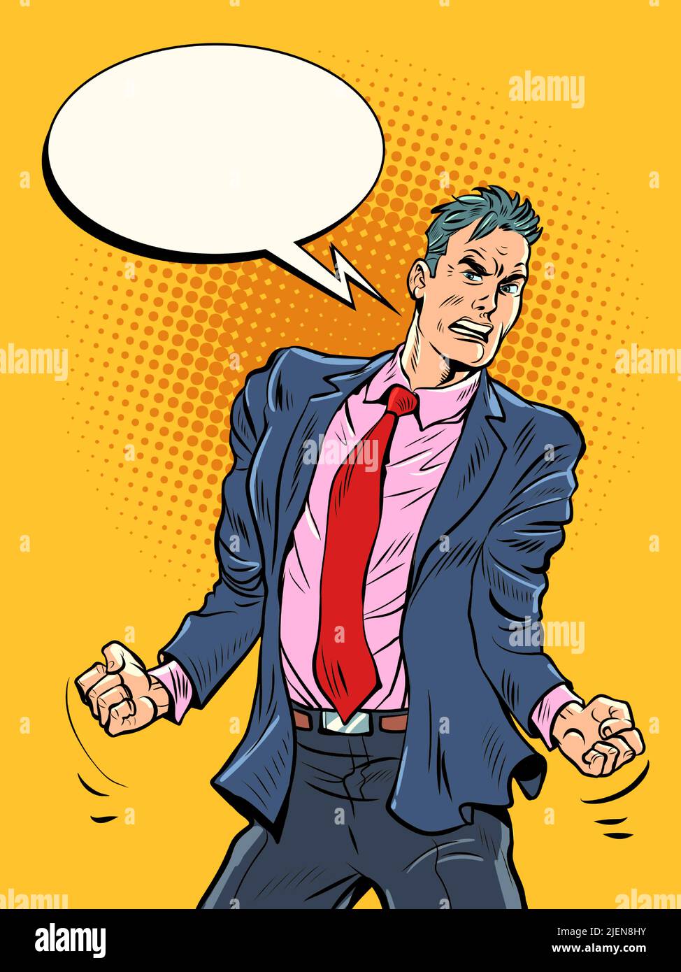 strong businessman powerful man, heroic leader pose, bodybuilding pose ...