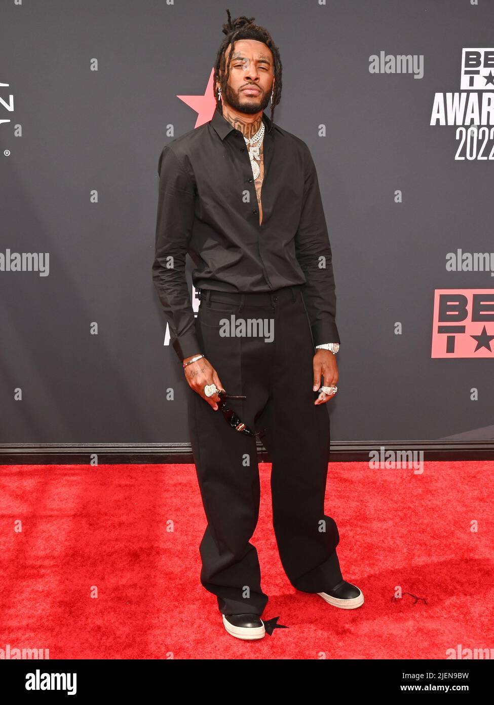 25 June 2022 - Los Angeles, California - Coca Vango. BET Awards 2022 ...