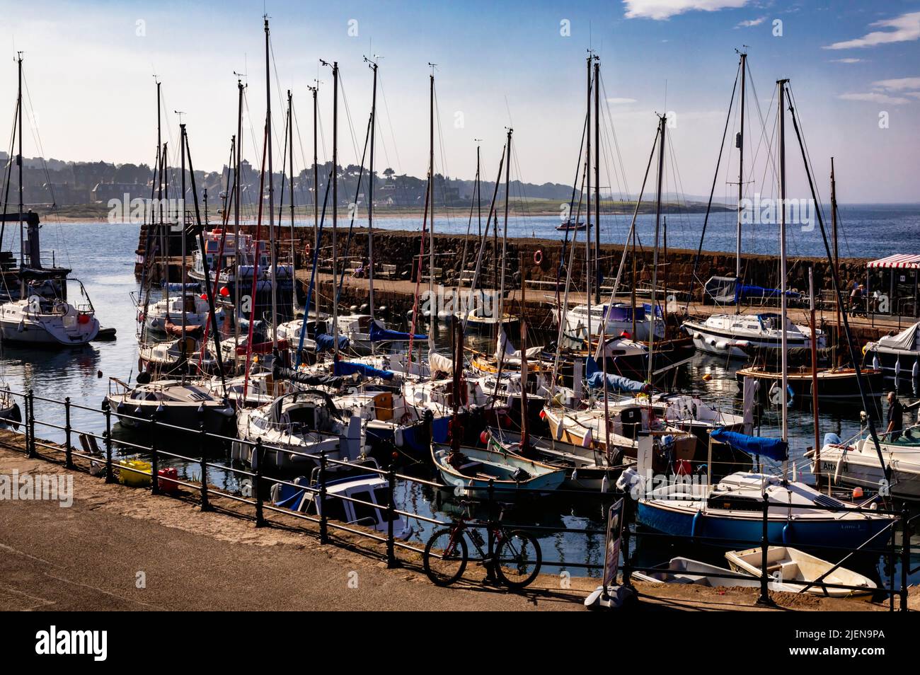 North Berwick, a seaside town and former royal burgh in East Lothian ...