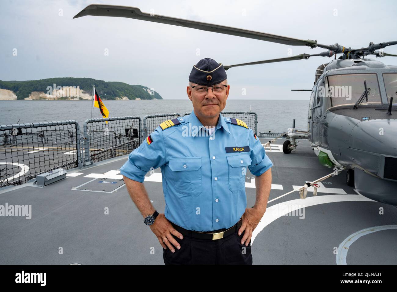 Sassnitz, Germany. 27th June, 2022. Vice Admiral Jan Christian Kaack ...