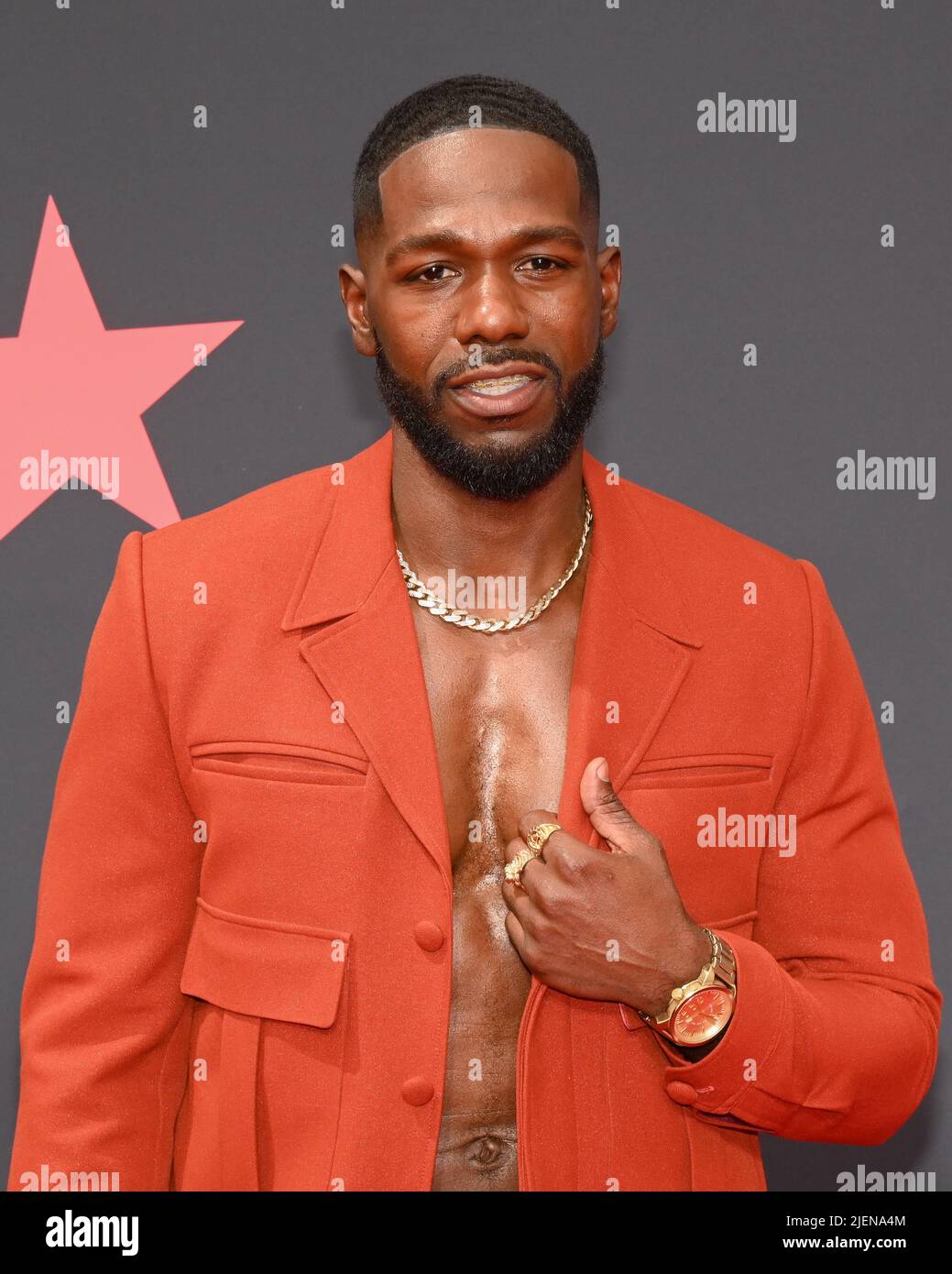 25 June 2022 - Los Angeles, California - Thomas Mackie. BET Awards 2022 ...