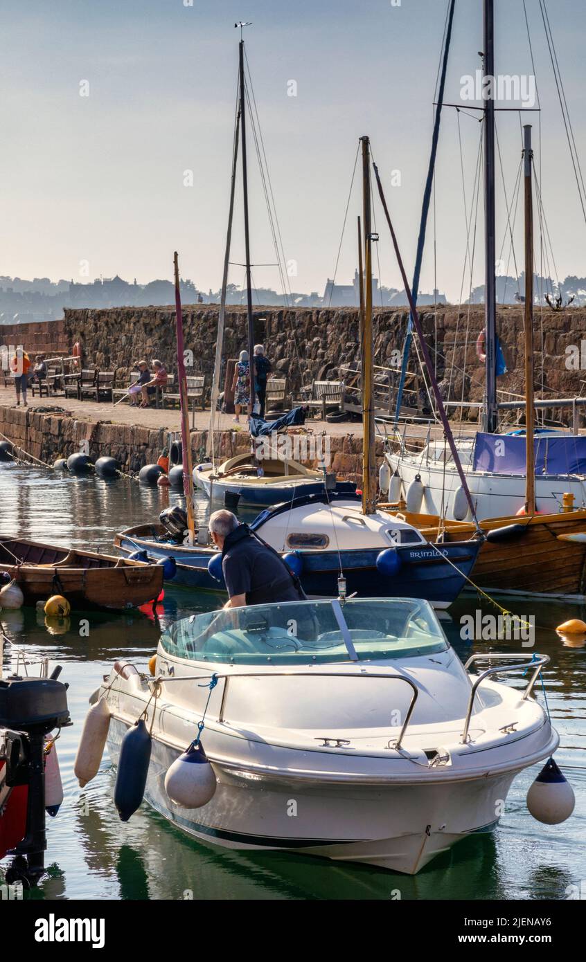 North Berwick, a seaside town and former royal burgh in East Lothian ...
