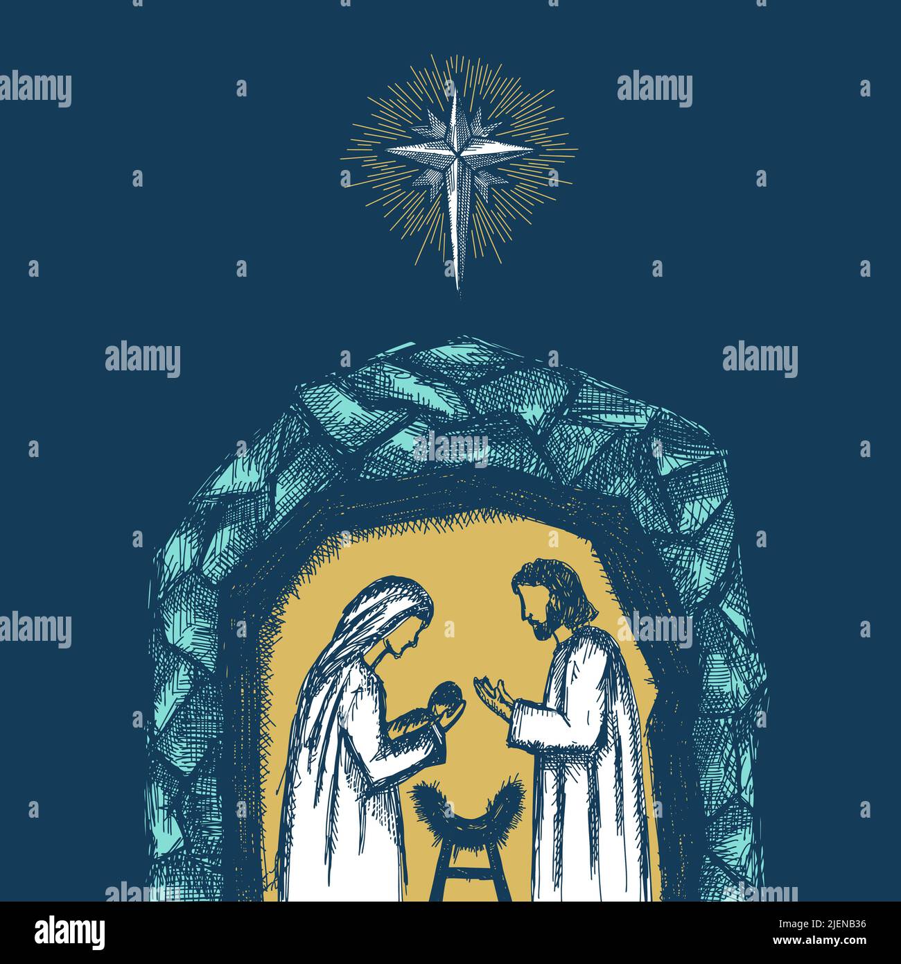 Disciples of christ history Stock Vector Images - Alamy