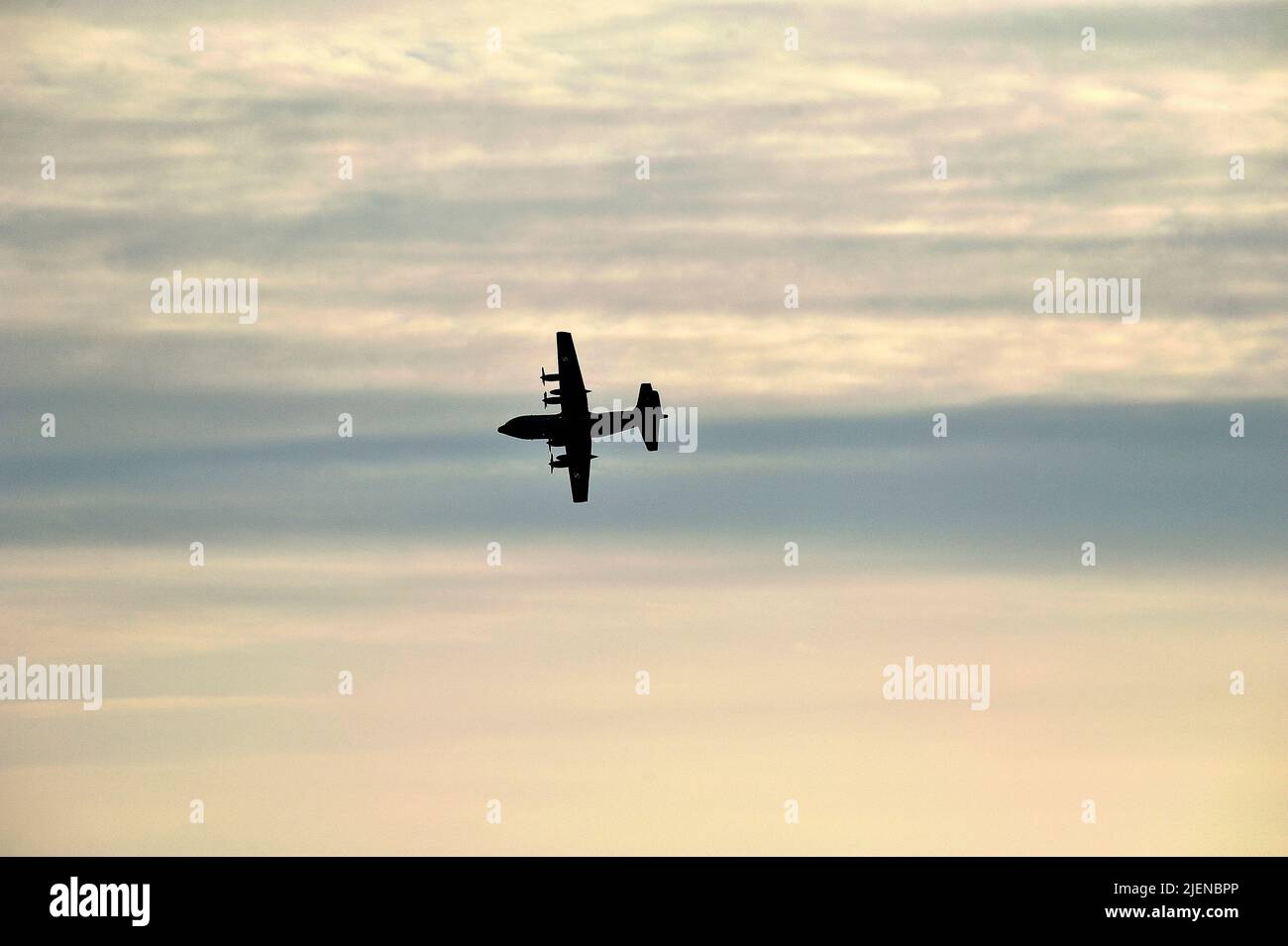 A lockheed c 130h hercules military transport hi-res stock photography ...
