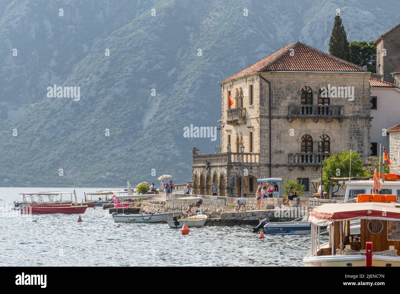 Picturesque Perast Village in Kotor Bay, Montenegro Stock Photo - Alamy