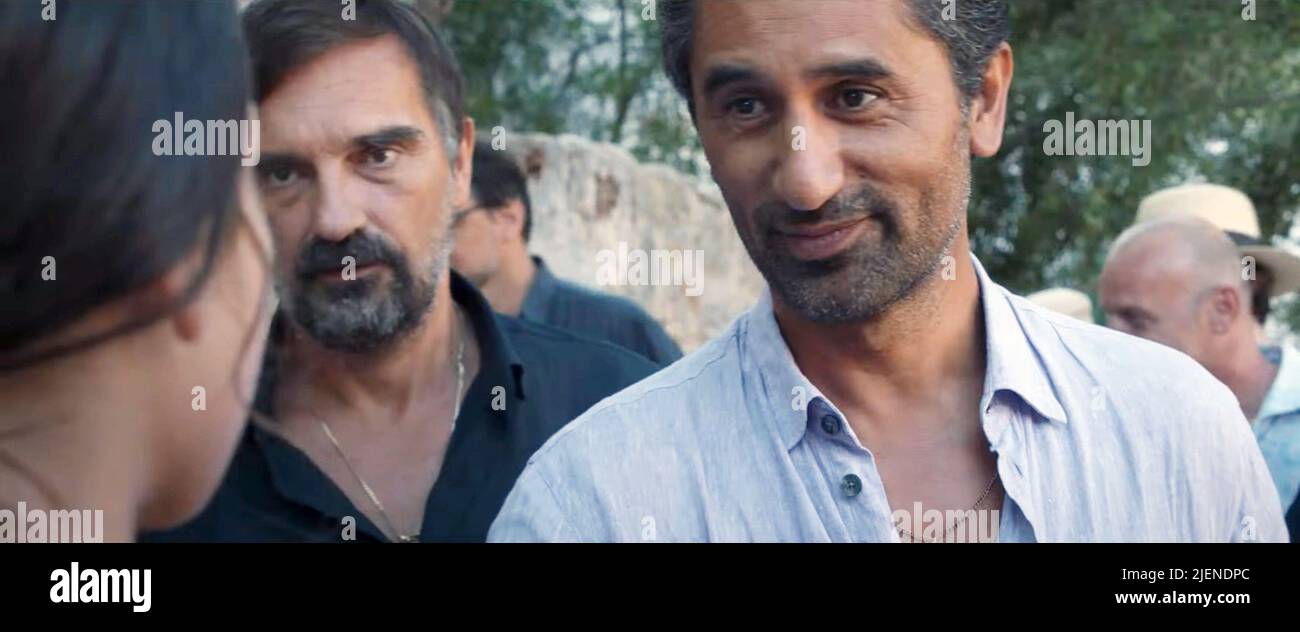 MURINA, from left: Gracija Filipovic, Leon Lucev, Cliff Curtis, 2021 ...