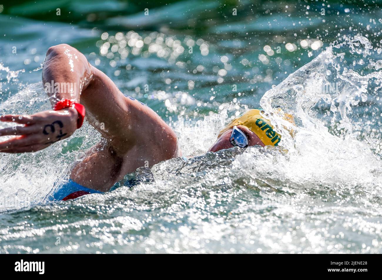 BUDAPEST, HUNGARY - JUNE 27: Kyle Lee of Australia competing in the Men ...