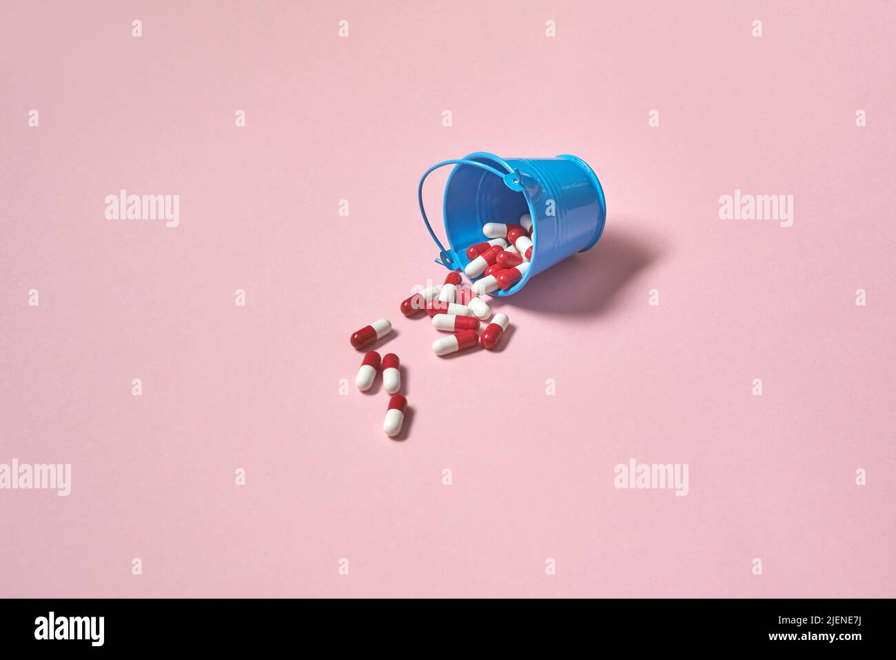 Pharmaceutical capsules in the bucket Stock Photo - Alamy