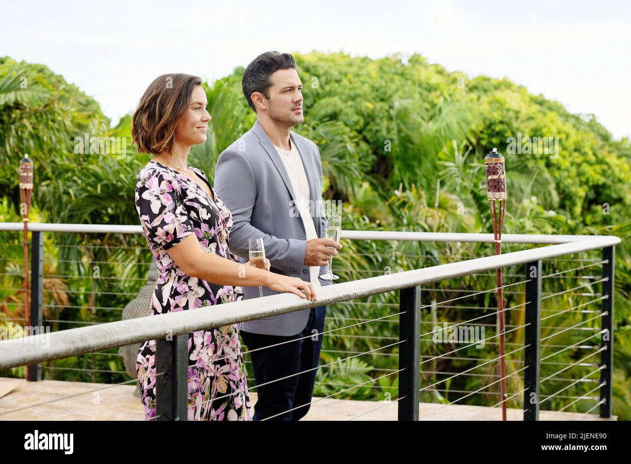 TWO TICKETS TO PARADISE, from left: Ashley Williams, Ryan Paevey, 2022 ...