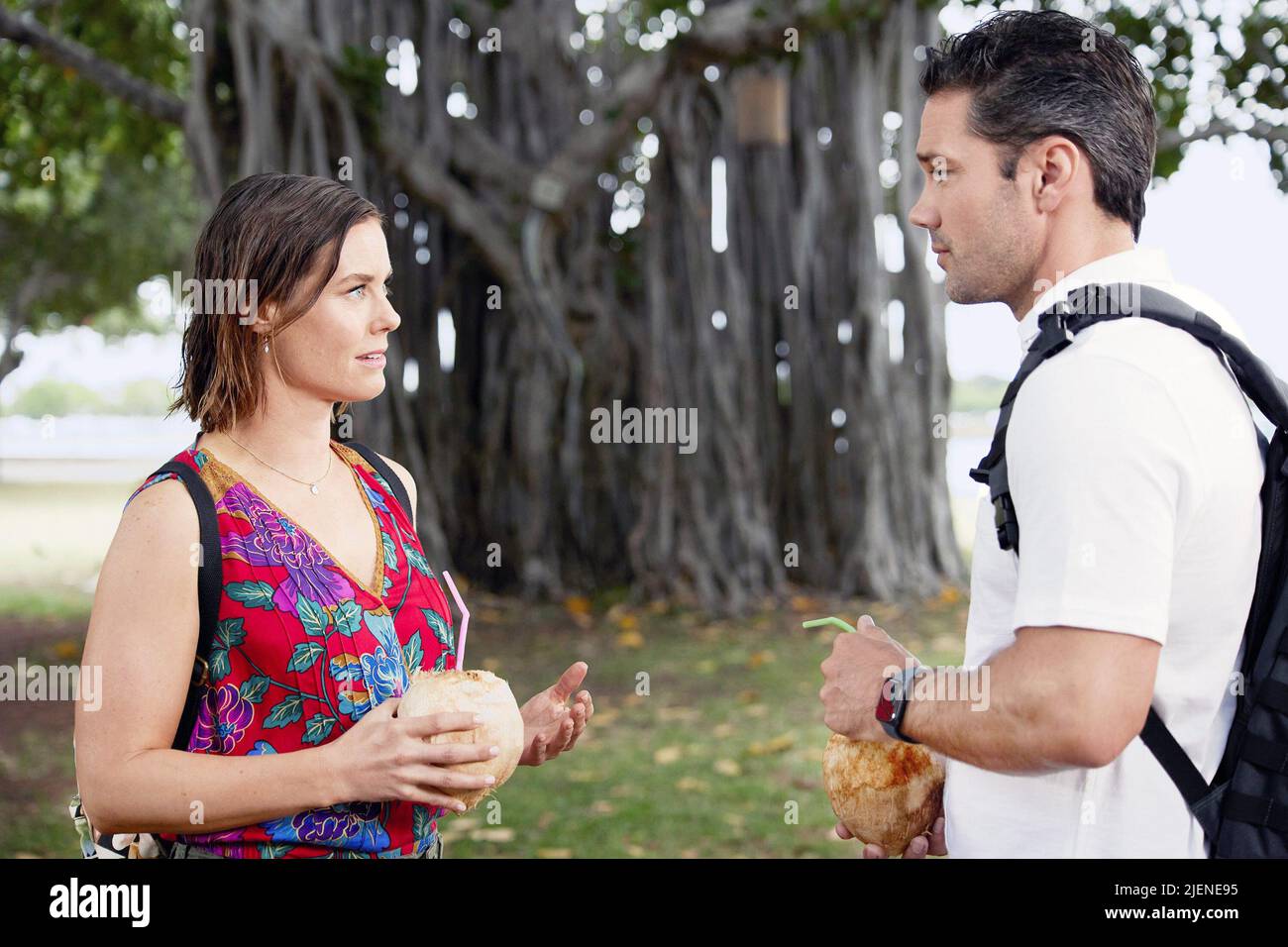 TWO TICKETS TO PARADISE, from left: Ashley Williams, Ryan Paevey, 2022 ...