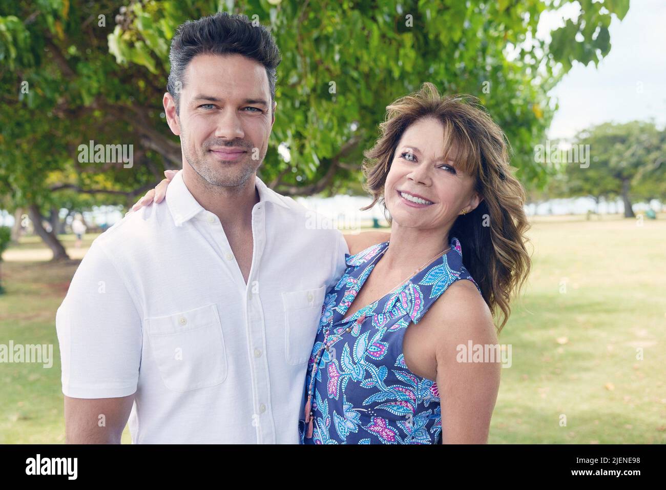 TWO TICKETS TO PARADISE, from left: Ryan Paevey, Mary-Margaret Humes ...