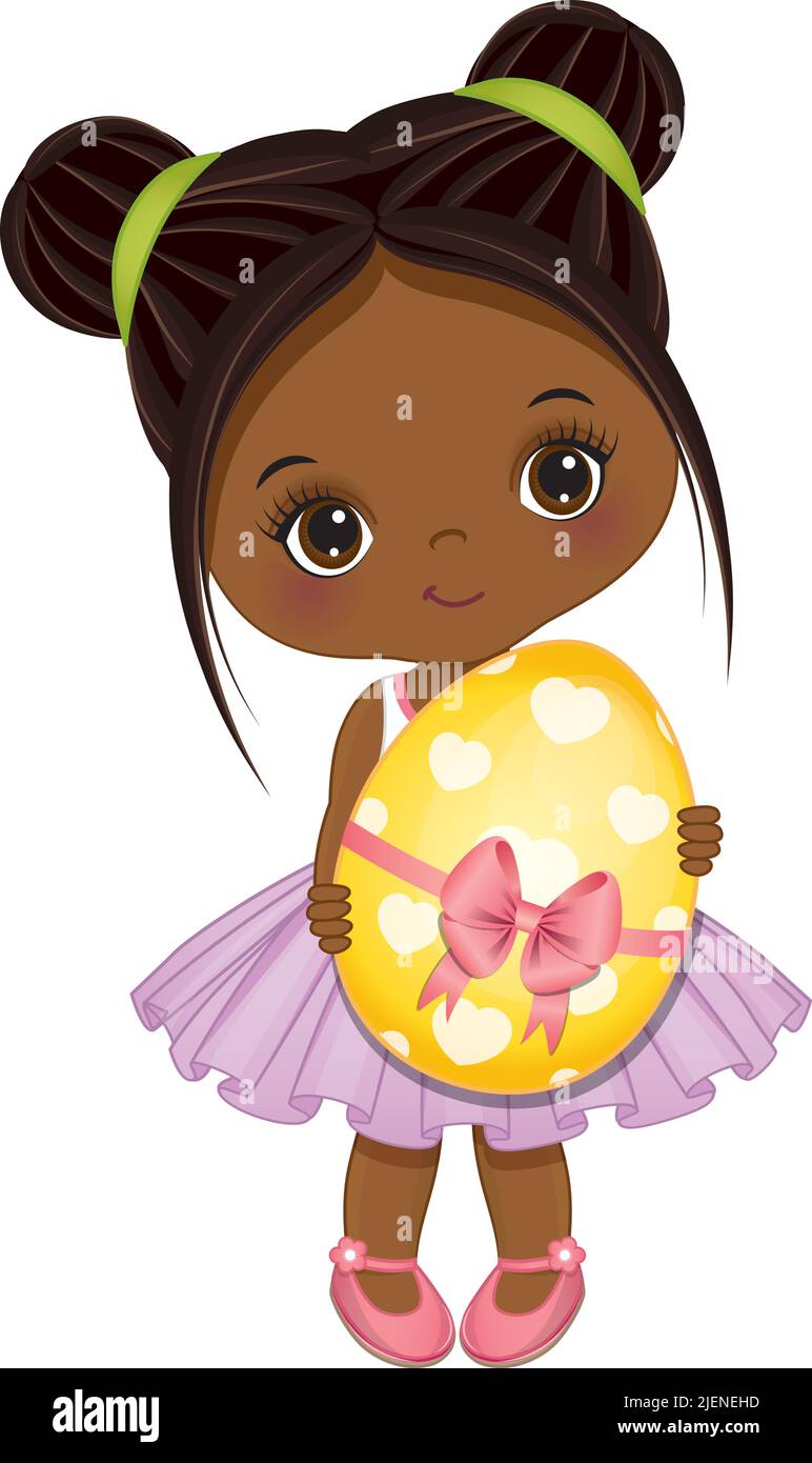 Dark skin doll Stock Vector Images - Alamy