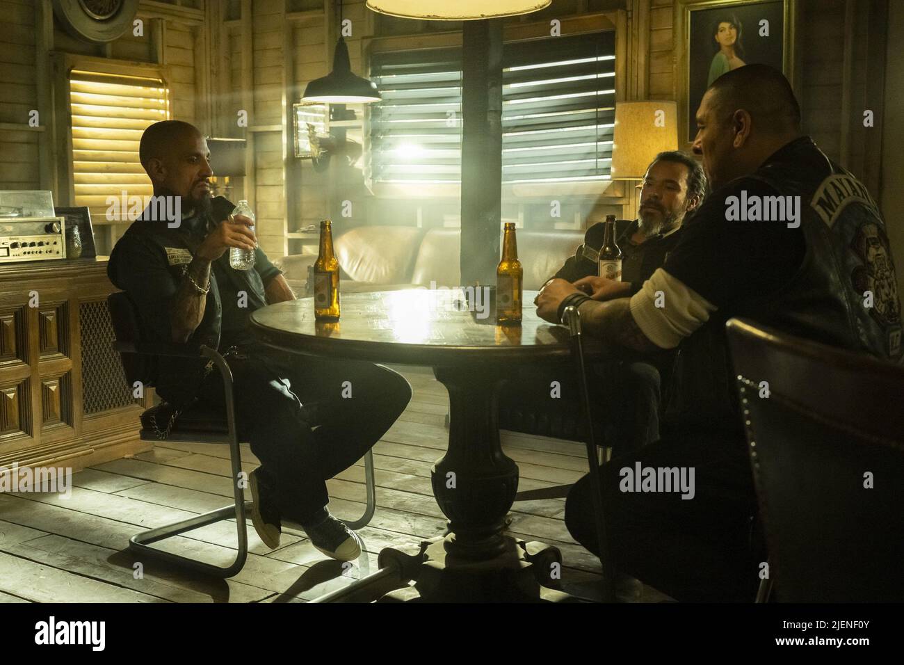 MAYANS M.C., from left: Joseph Lucero, Michael Irby, Frankie Loyal ...