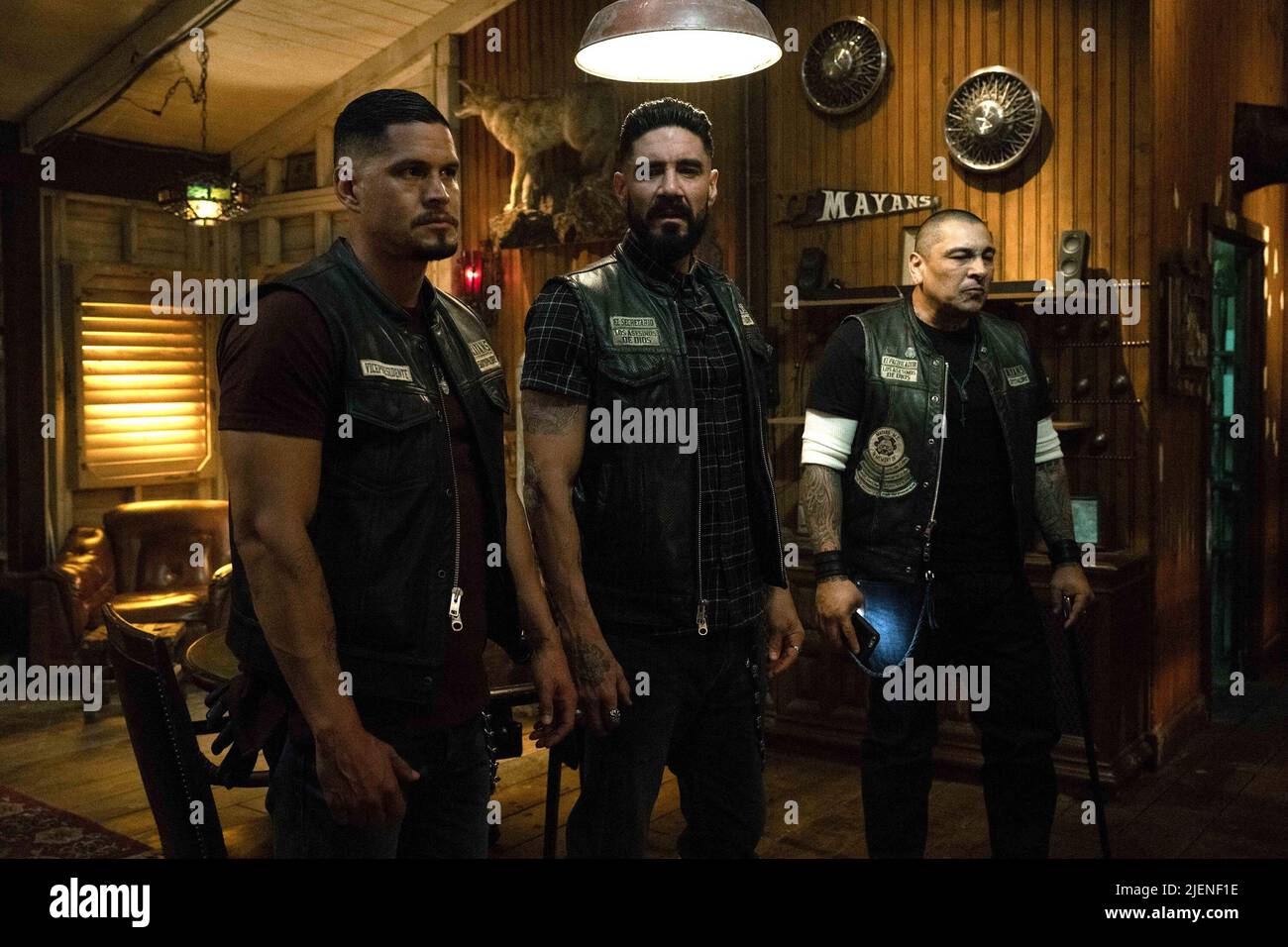 MAYANS M.C., from left: JD Pardo, Clayton Cardenas, Frankie Loyal, When ...