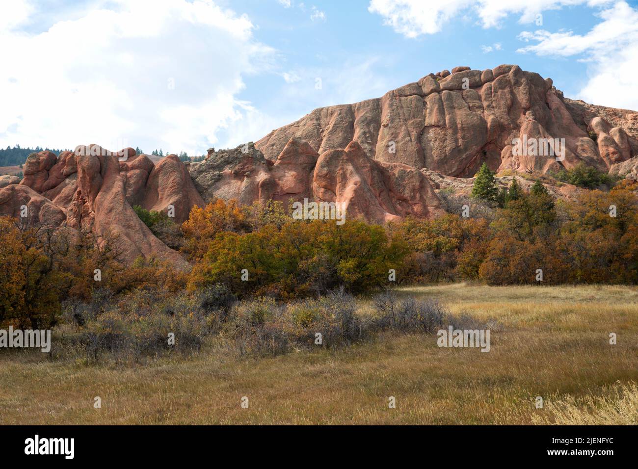 Roxborough State Park in Colorado during fall Stock Photo - Alamy