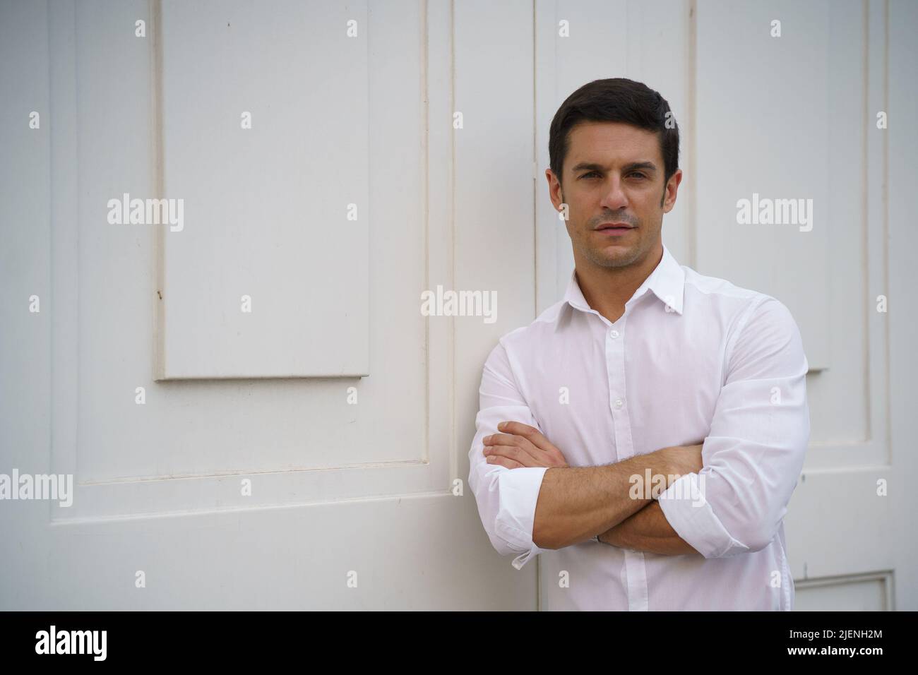 Actor Alejo Sauras poses during a portrait session in Madrid, Spain ...