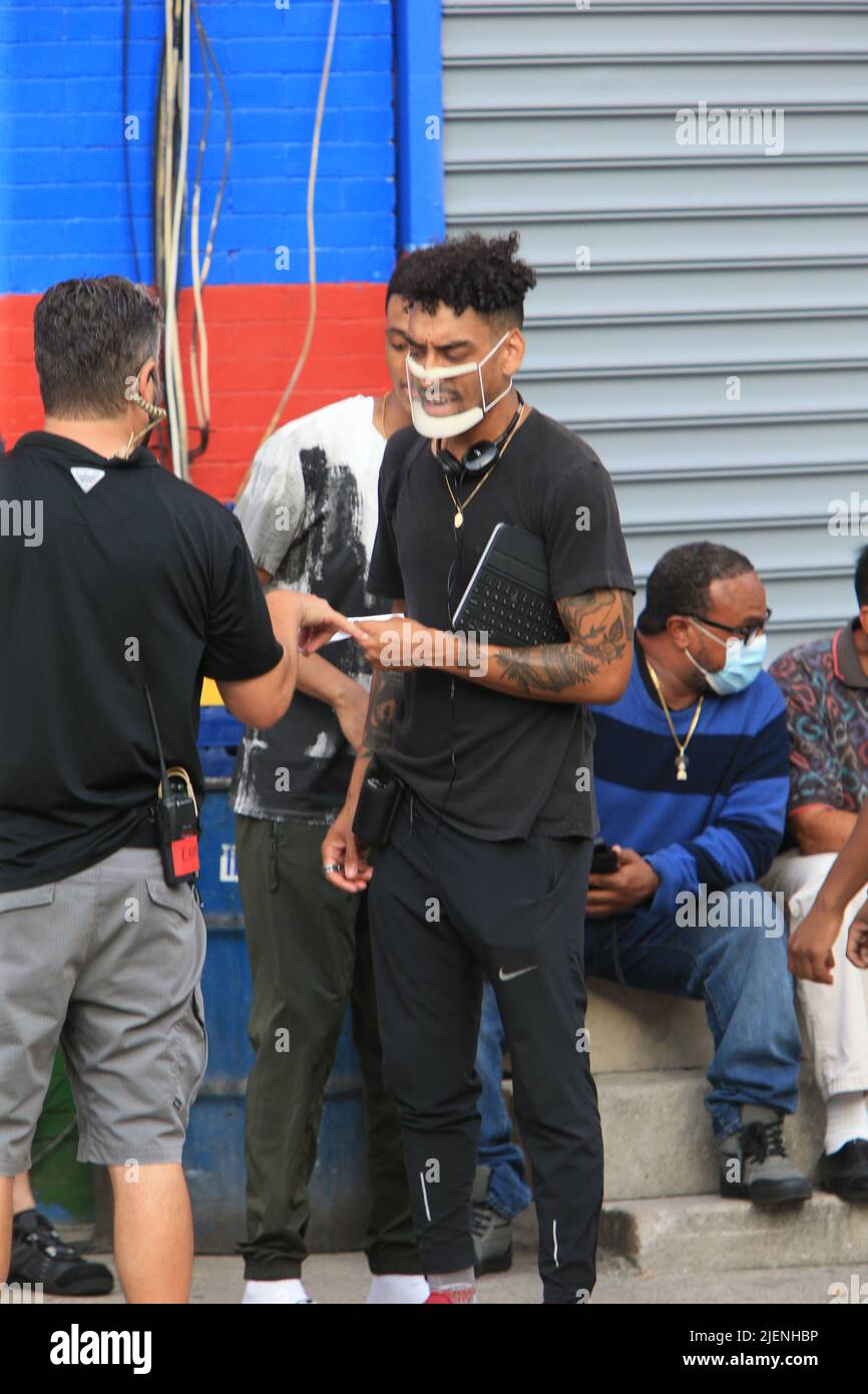Filming of the fresh prince of bel air reboot in philadelphia hi-res ...
