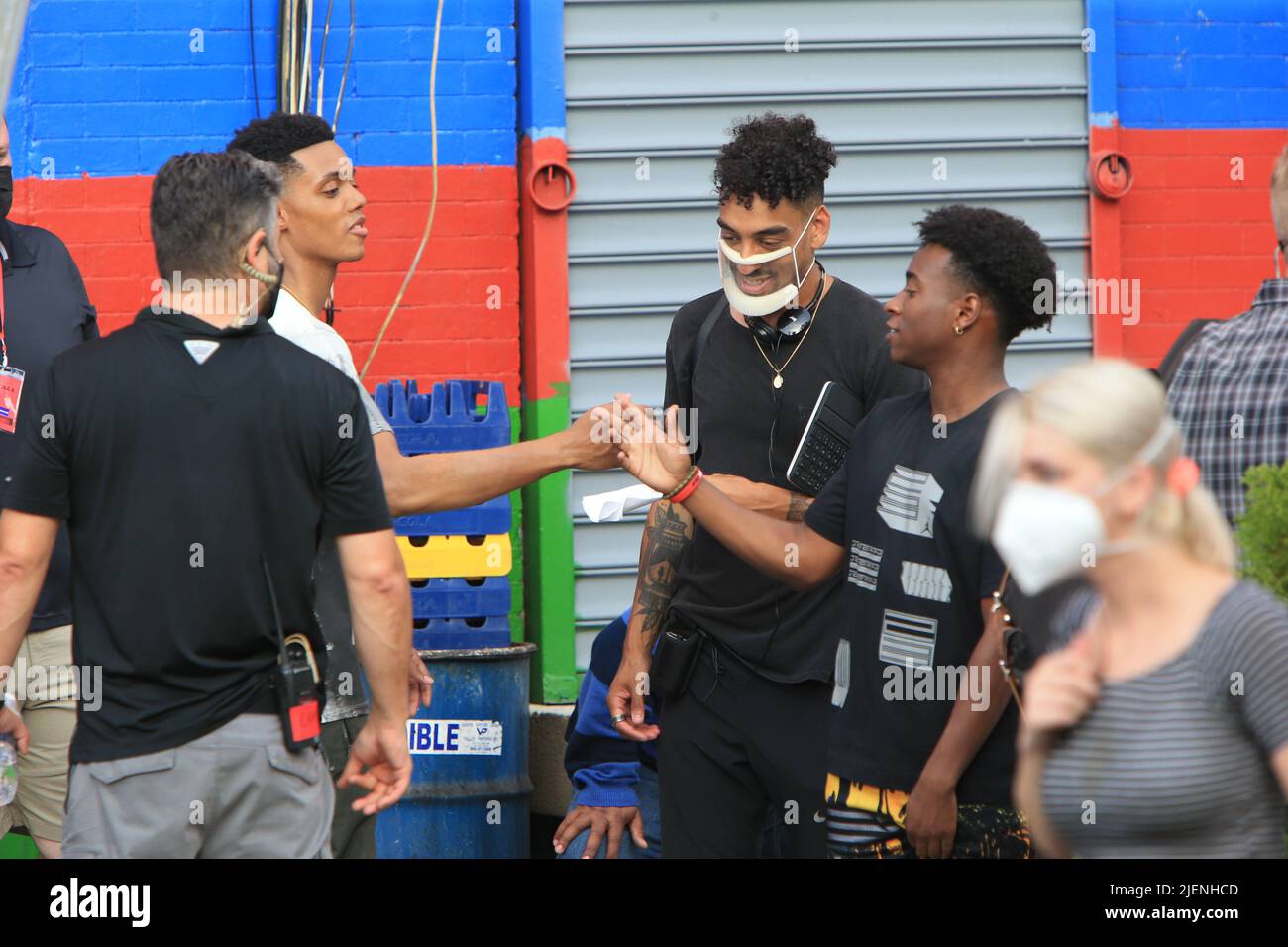 Filming of the fresh prince of bel air reboot in philadelphia hi-res ...