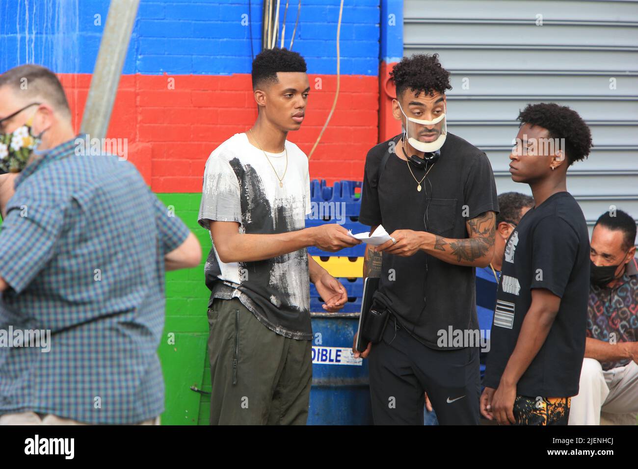 Filming of the fresh prince of bel air reboot in philadelphia hi-res ...