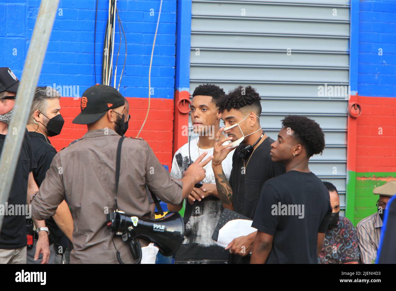 Filming of the fresh prince of bel air reboot in philadelphia hi-res ...