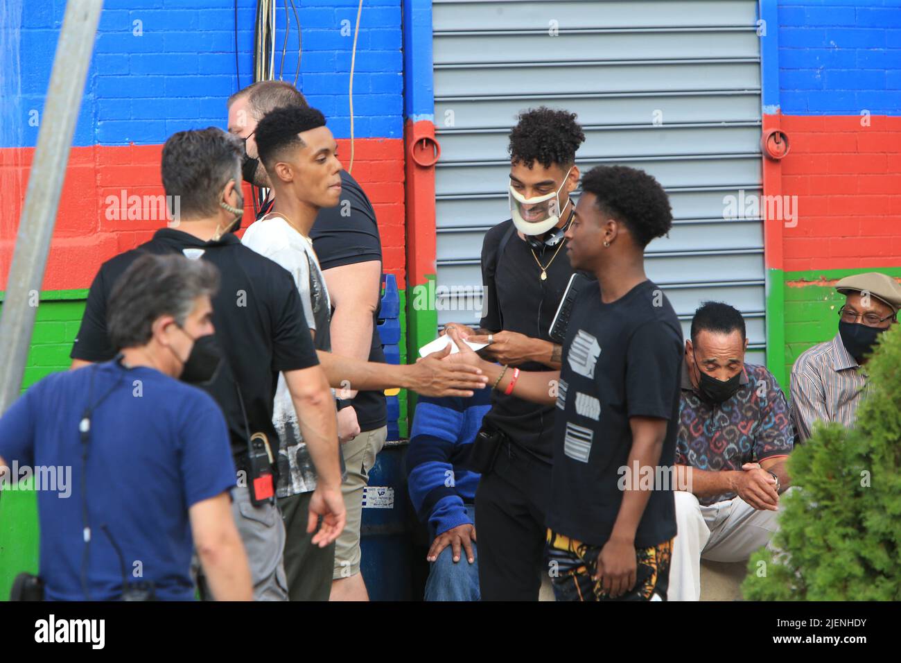 Filming of the fresh prince of bel air reboot in philadelphia hi-res ...