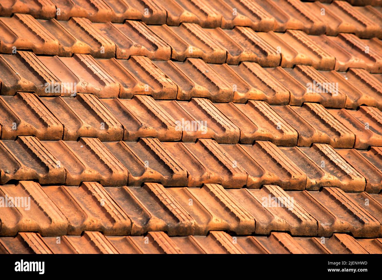 french tile roof. Building backgrounds Stock Photo - Alamy