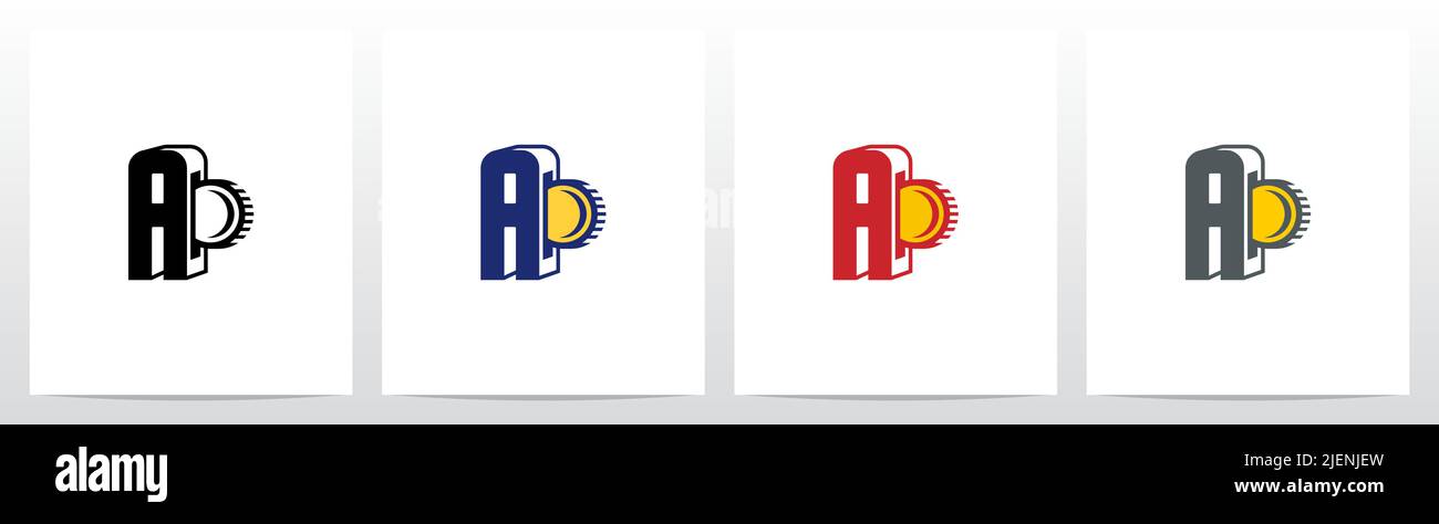 Coin Insert On Letter Logo Design A Stock Vector Image & Art - Alamy