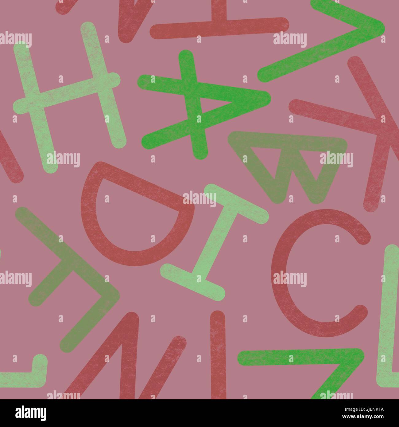 School seamless alphabet pattern for fabrics and textiles and packaging ...