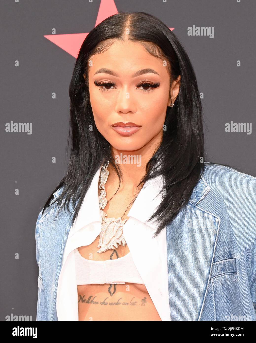 June 26, 2022, Los Angeles, California, USA: Coi Leray attends the BET ...