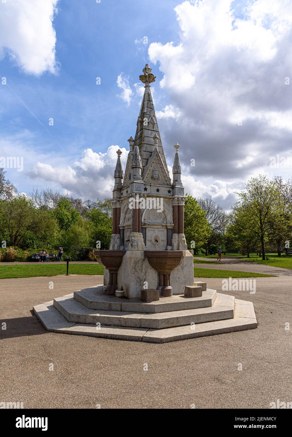 The gothic Readmoney Drinking Fountain, aka the Parsee Fountain, in ...