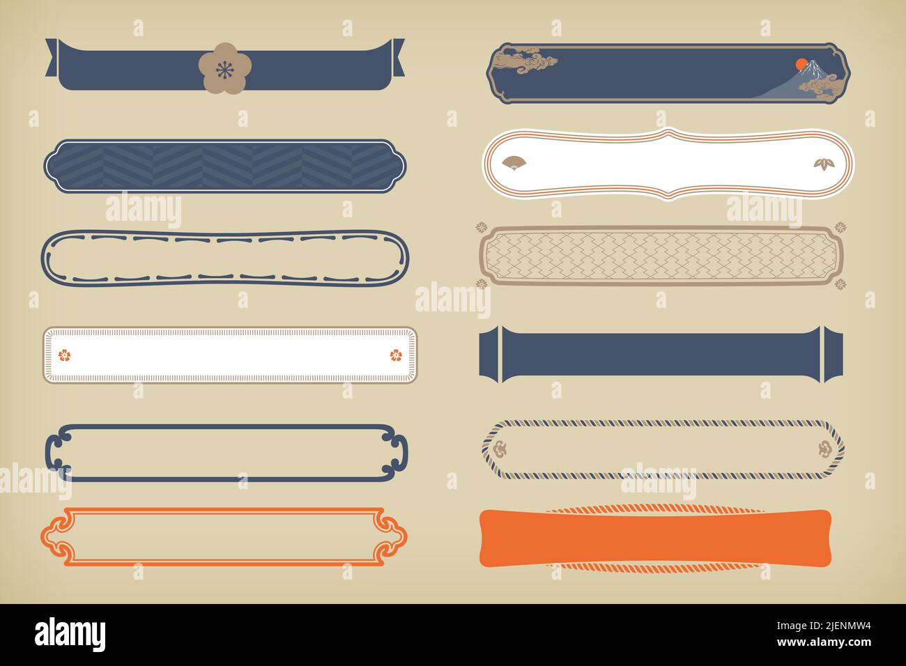 A retro design small label set.It is vector data that is easy to edit ...