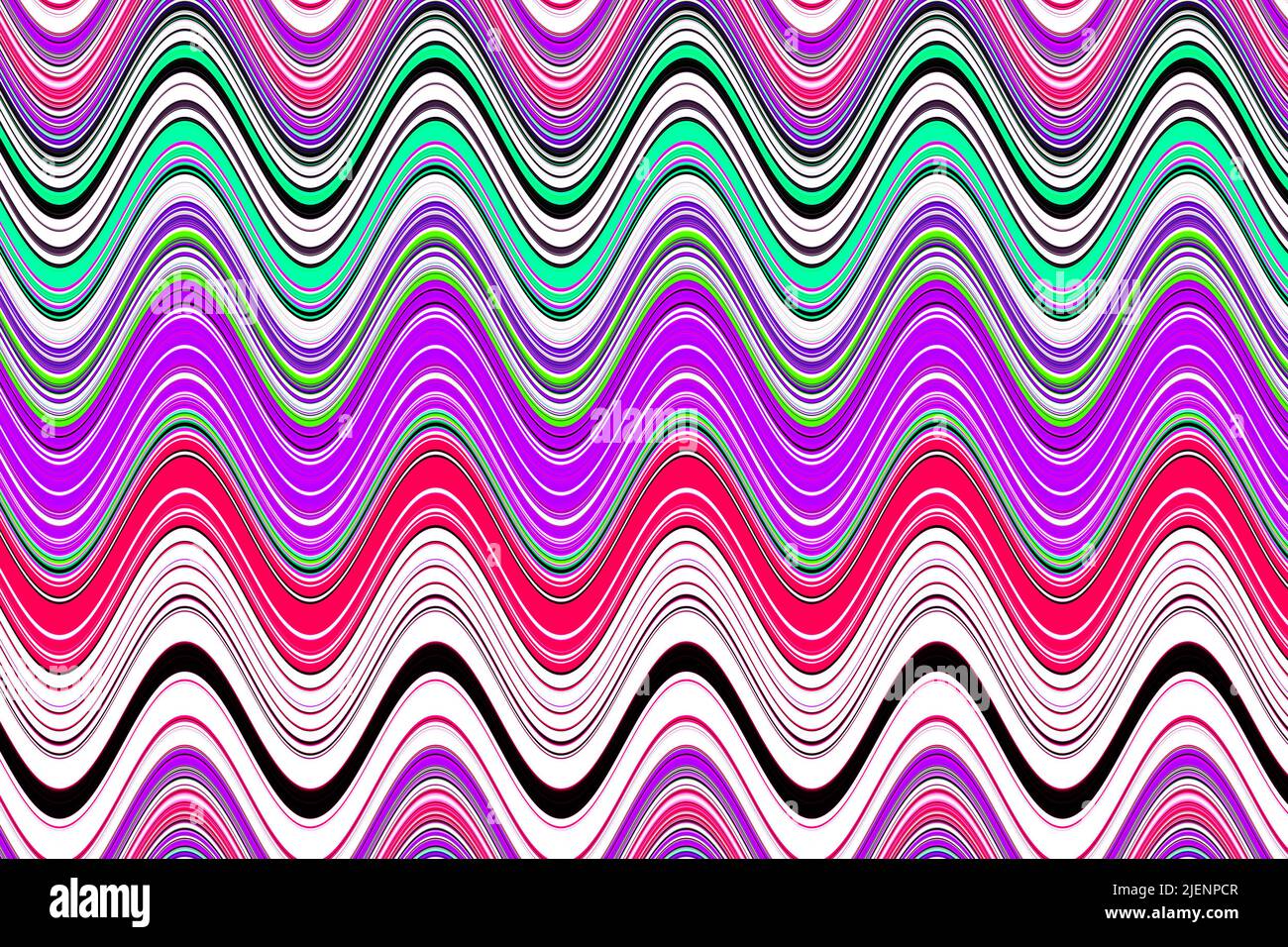 Abstract and contemporary digital art waves design Stock Photo - Alamy