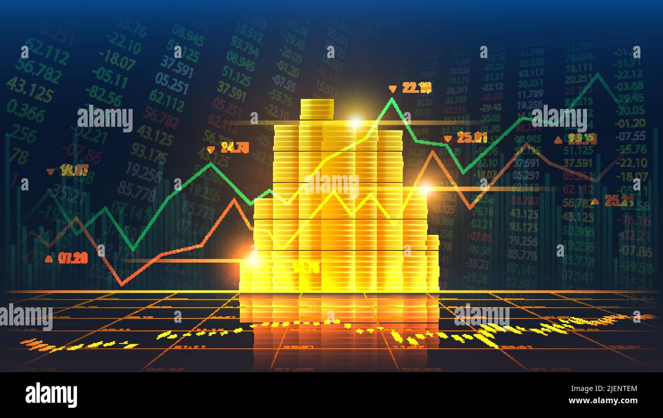 Stock market ticker Stock Vector Images - Alamy
