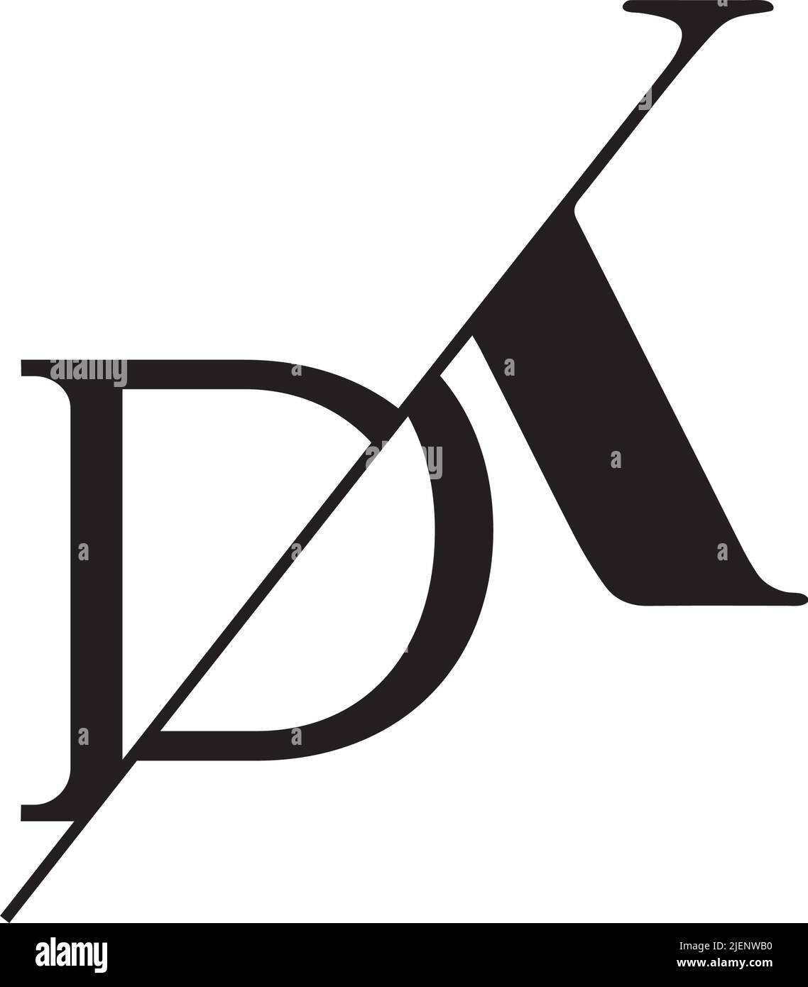 DK signature letter alphabet logo design in vector format Stock Vector ...