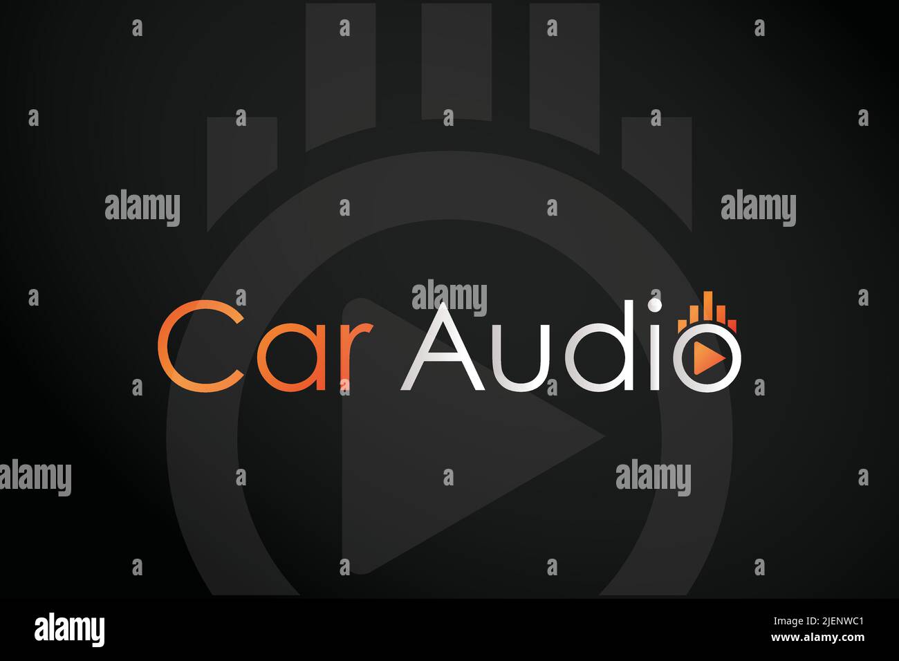 Car Audio, Music Car system, Maintenance, Beat logo design template ...