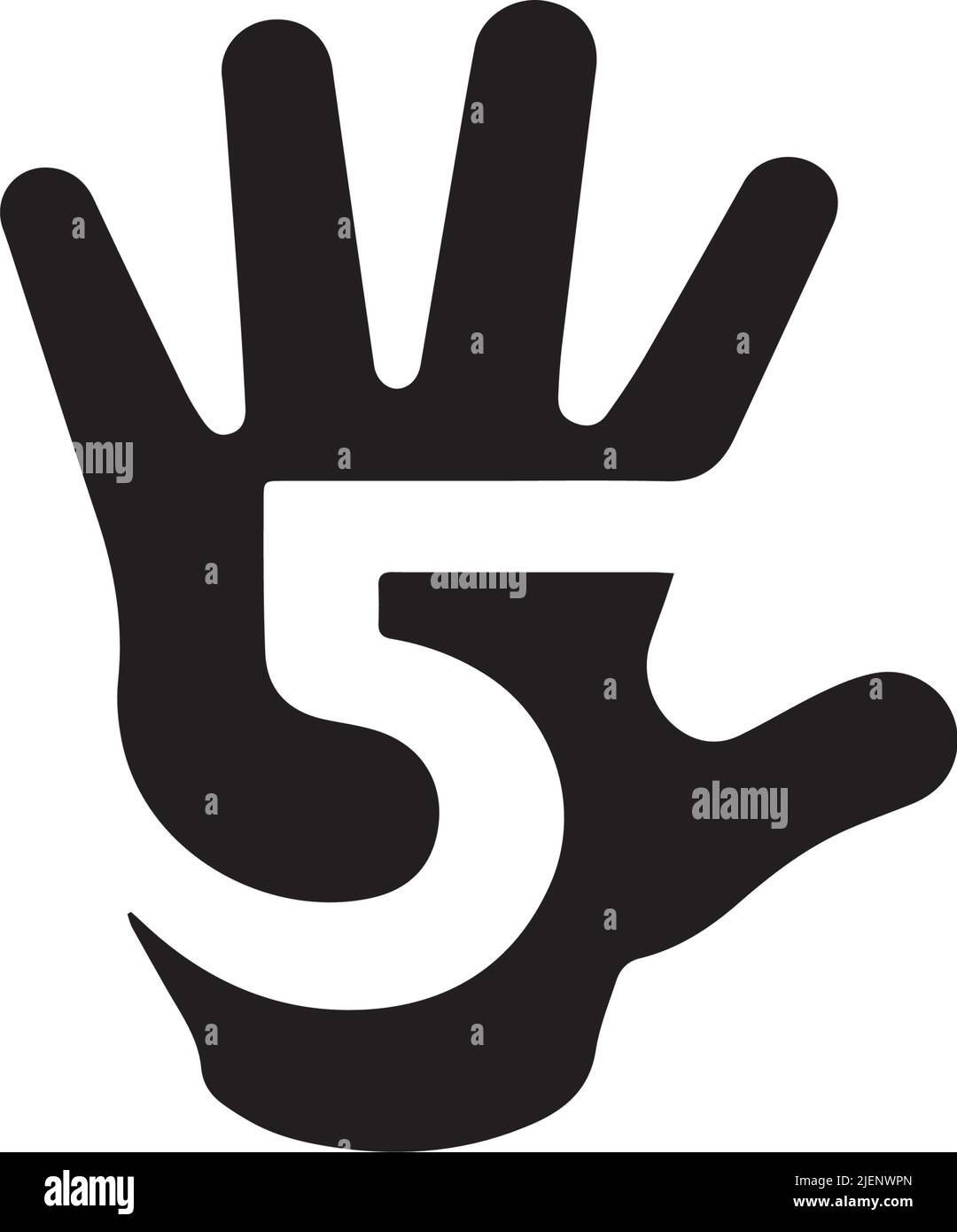 High Five Hand Meeting Greeting Hidden concept Illustration and ...