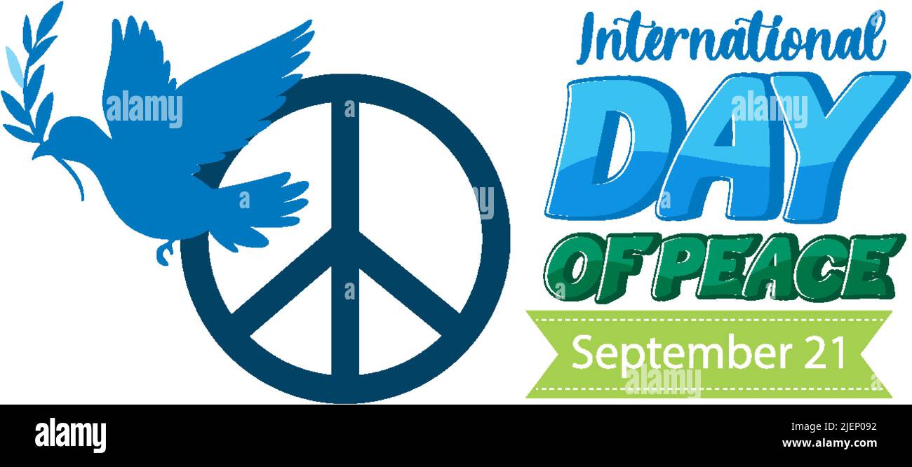 International Day of Peace Banner Design illustration Stock Vector ...