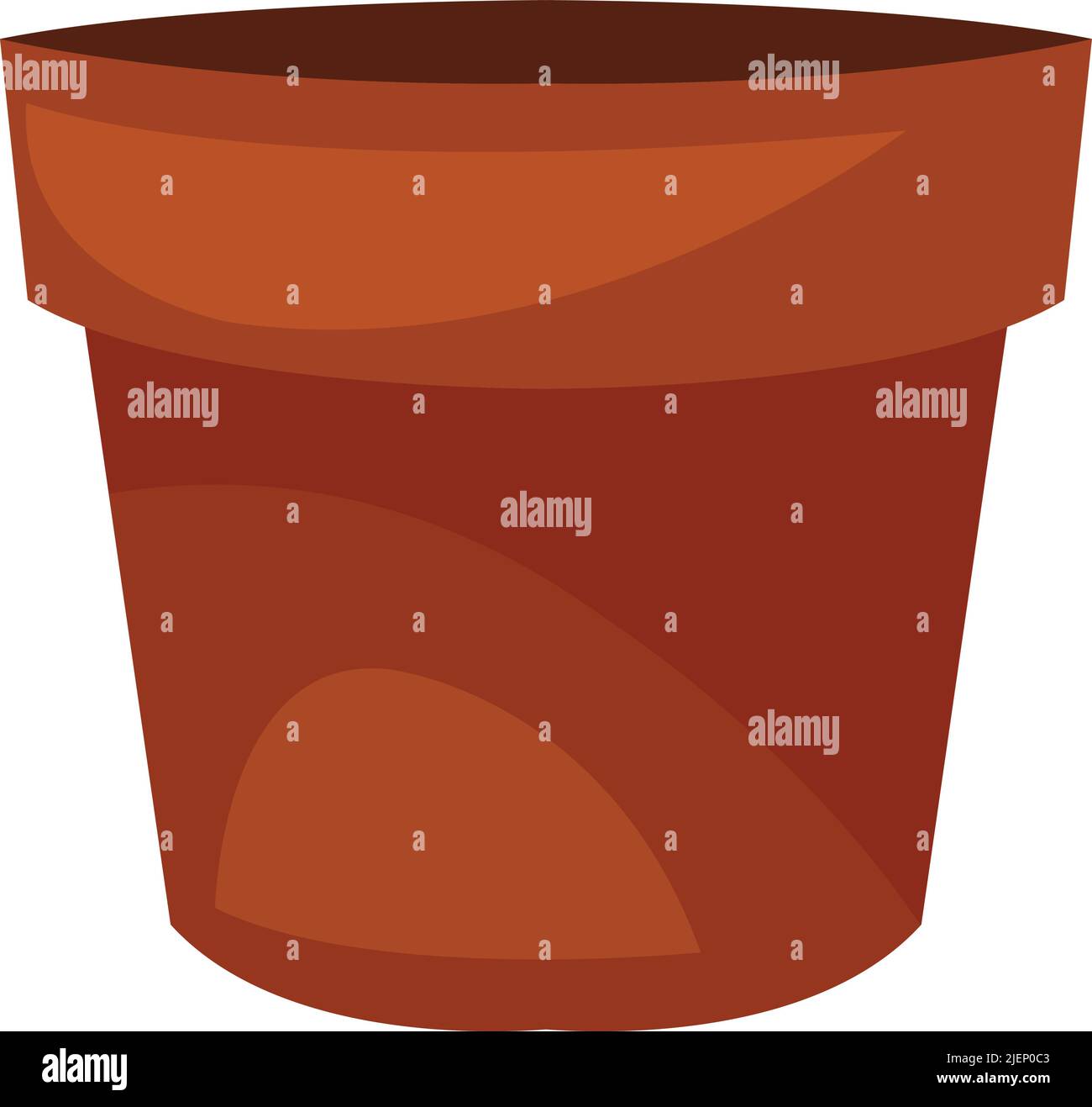 Pot vector illustration. Plant pot image or clip art Stock Vector Image ...