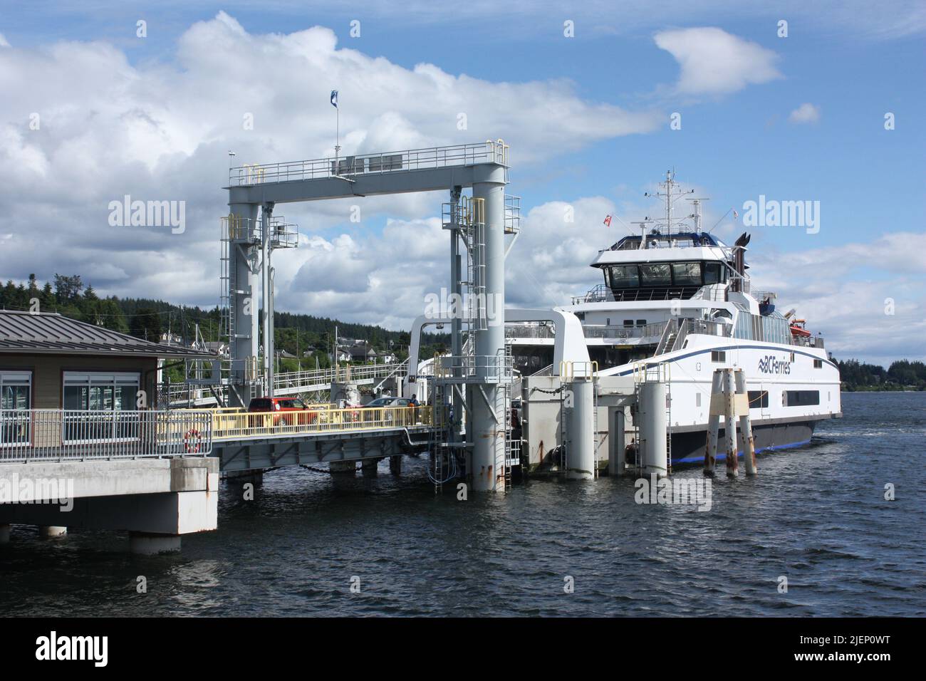 Westview ferry terminal, Powell River, Sunshine Coast, British Columbia ...