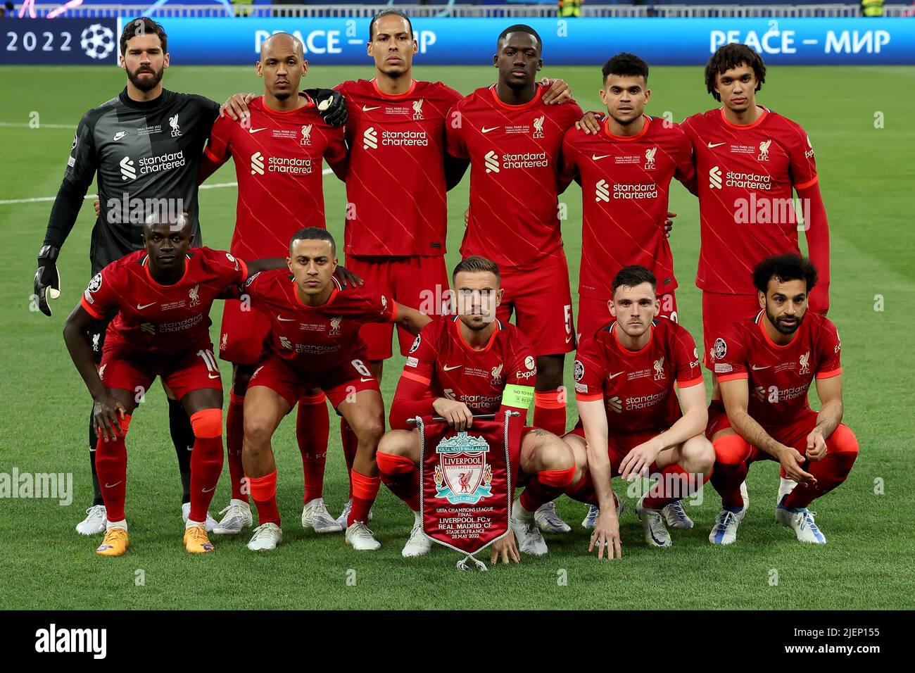 Champions league final starting 11 hi-res stock photography and images ...