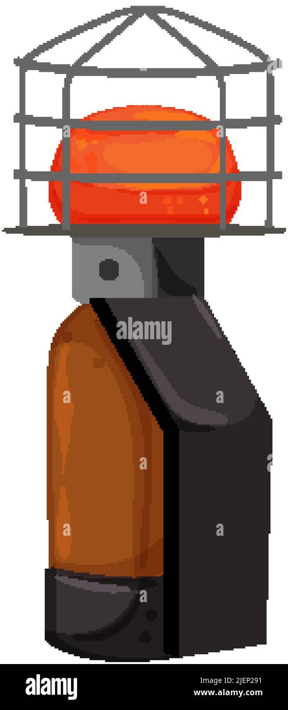 fire heater gas cartoon vector illustration Stock Vector Image & Art ...